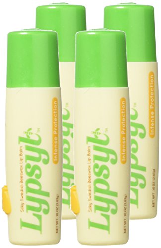 Lypsyl Intense Protection Original Mint, Lip Balm, 0.10 Ounce (Pack of 4)