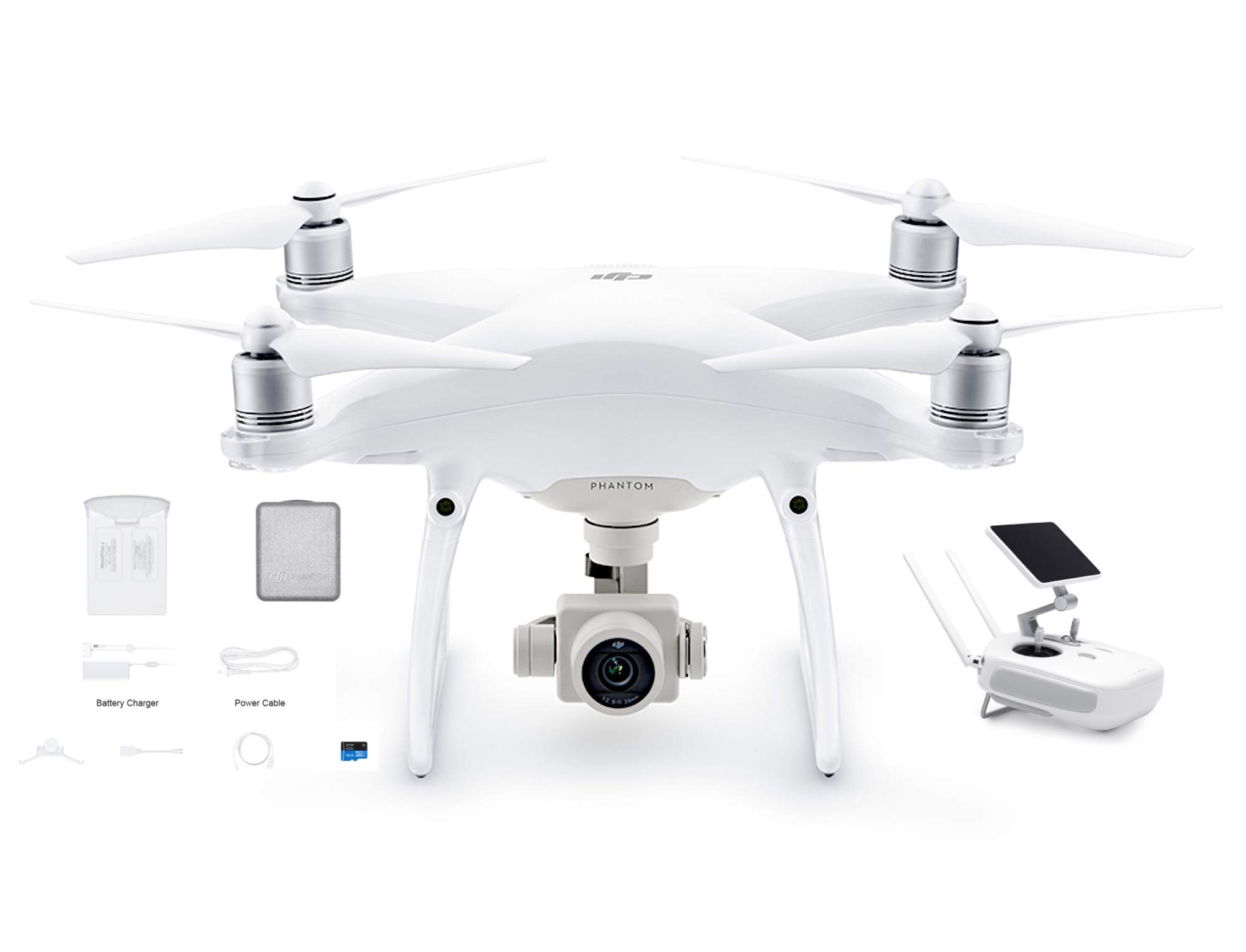 DJI Phantom 4 Advanced+ (Plus) Drone Quadcopter 4K Camera Built-in LCD on Remote (Renewed)
