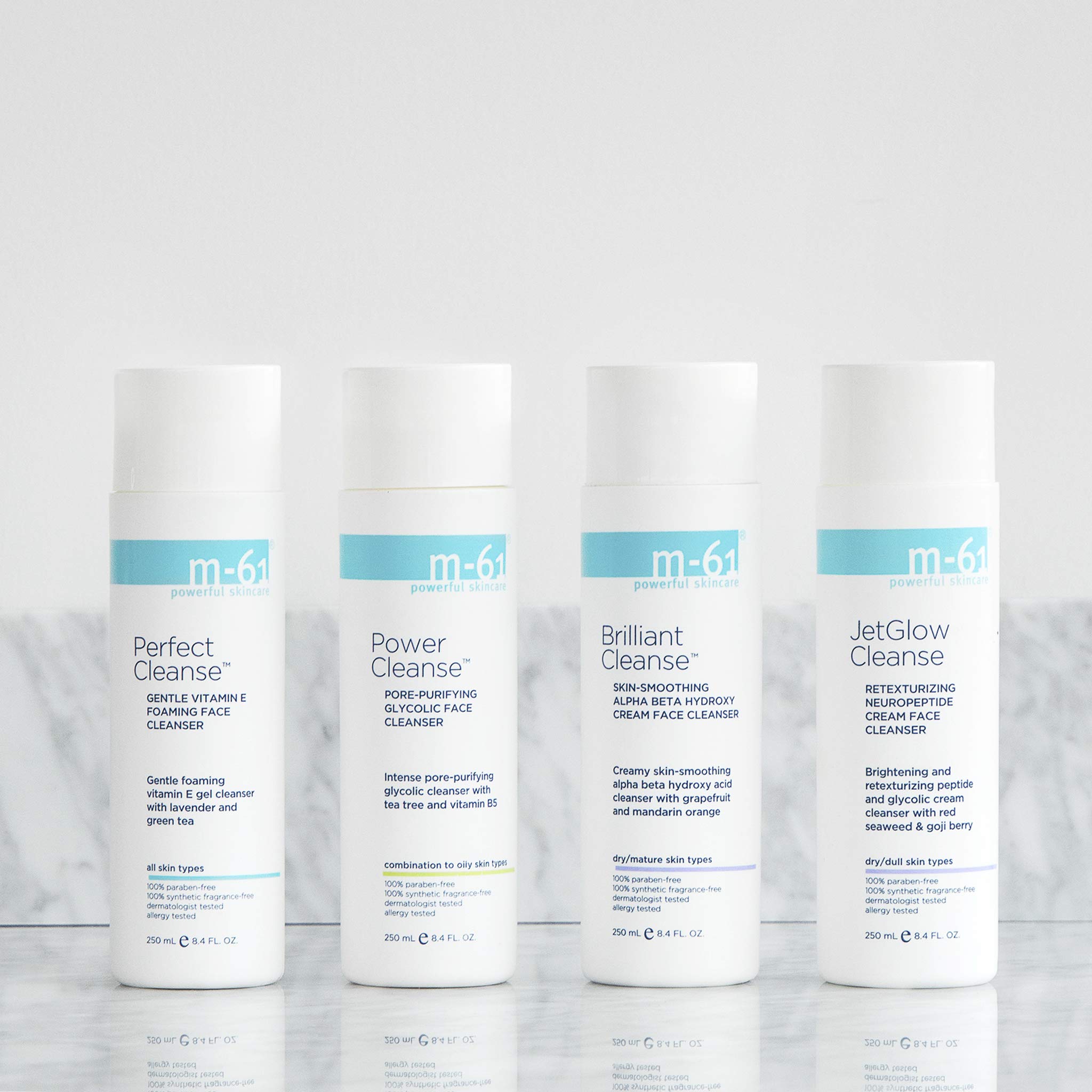 m-61 Perfect Cleanse- 250 ml.- Gentle daily cleanser with vitamin E, lavender & green tea