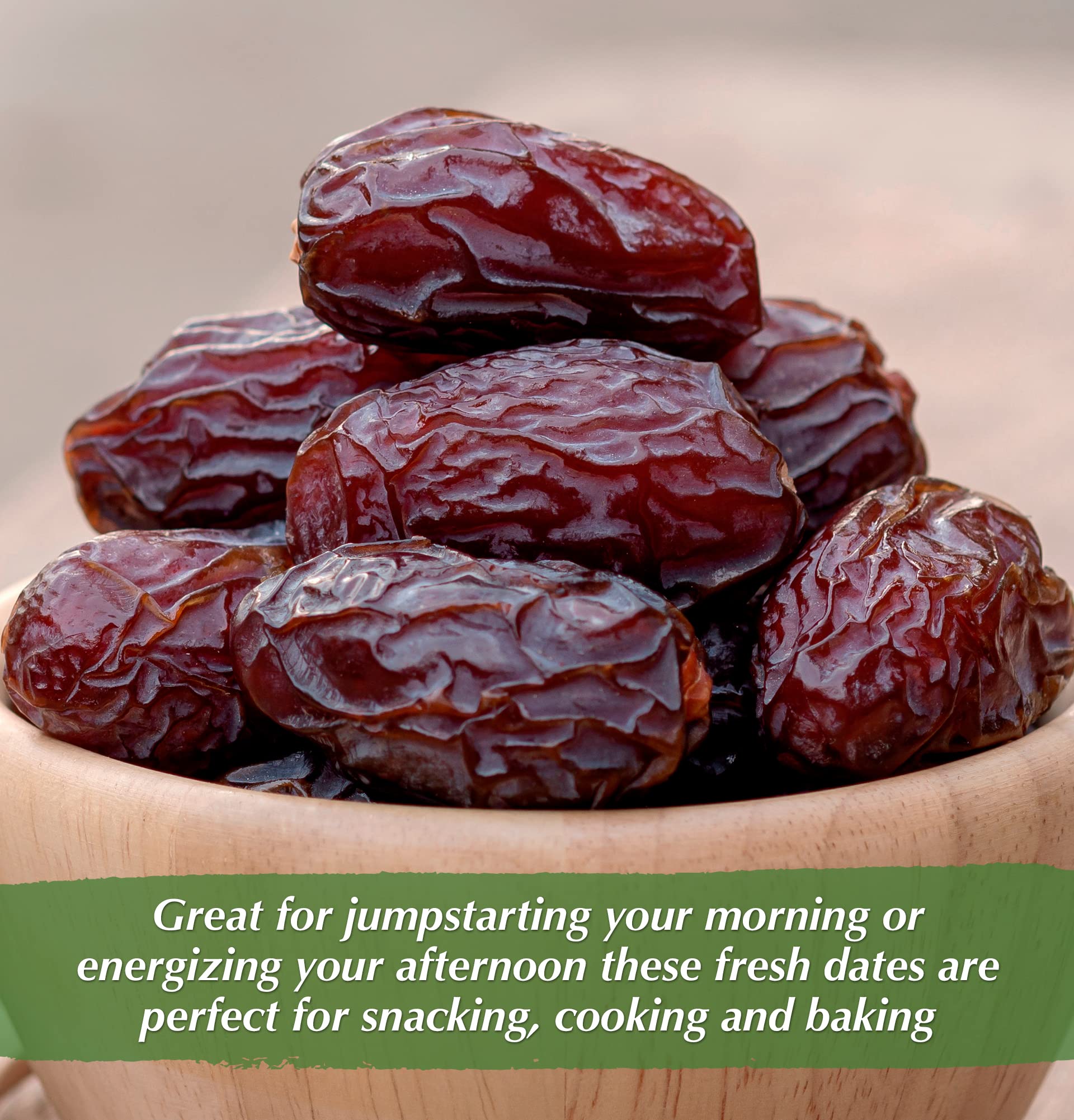 NUTS U.S. - Natural Medjool Dates | Grown In California Desert | Juicy and Sweet | No Added Sugar and Preservatives | Chewy Texture and No Ugly Dates | All Natural Dates!!! (2 LBS)