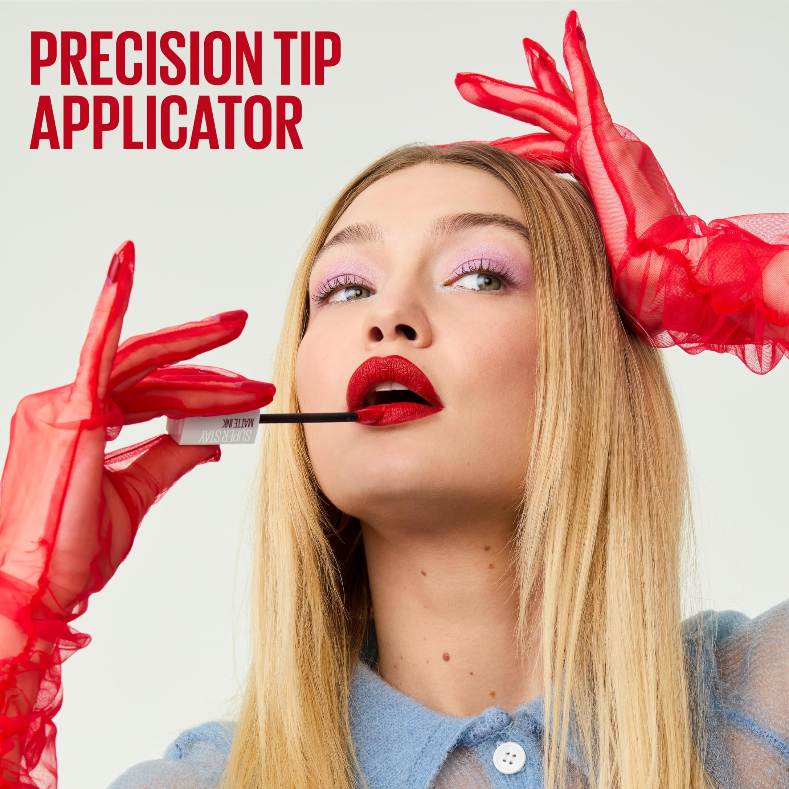 Maybelline Super Stay Matte Ink Liquid Lipstick Makeup, Long Lasting High Impact Color, Up to 16H Wear, Ground-Breaker, Maple Leaf Red, 1 Count