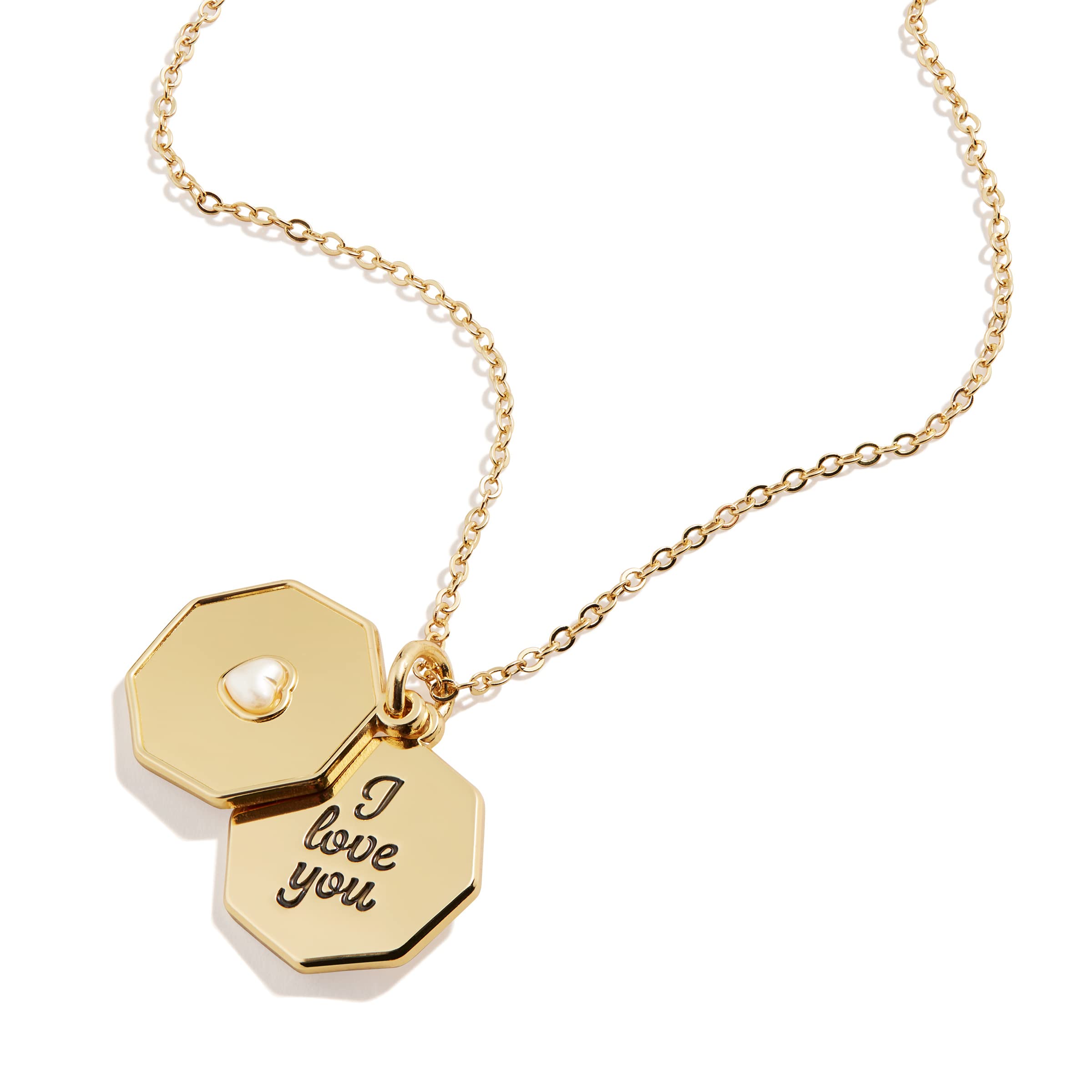 Alex and Ani Motherās Day Adjustable Necklace for Women, I Love You Pendant, Shiny Gold Finish, 22.5 to 24.5 in - Mother's Day Gifts for Mom