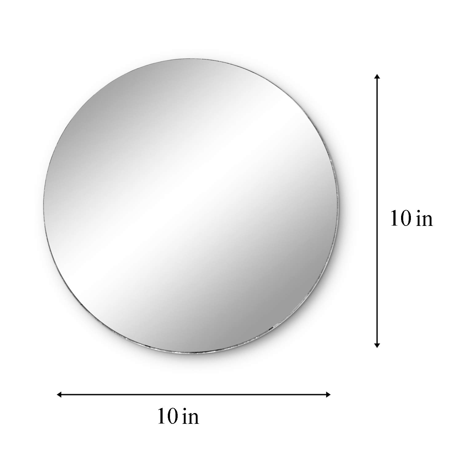Super Z Outlet Round Mirror Wedding Table Centerpieces, 10 Pieces, 10" Inches