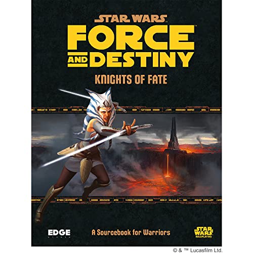 EDGE Studio Star Wars Force and Destiny Game Knights of Fate Expansion Roleplaying Game Strategy Game for Adults and Kids Ages 10+ 2-8 Players Average Playtime 1 Hour Made
