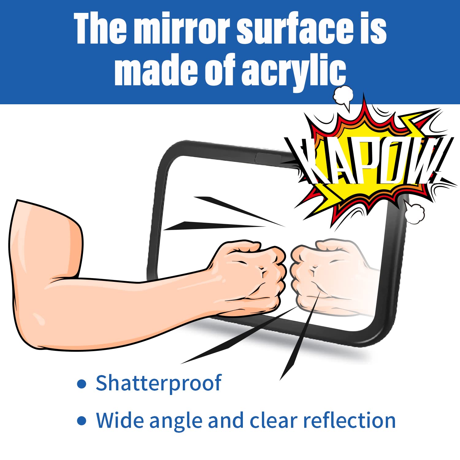 Baby Car Mirror (Baby Car Mirror-14 Inch)