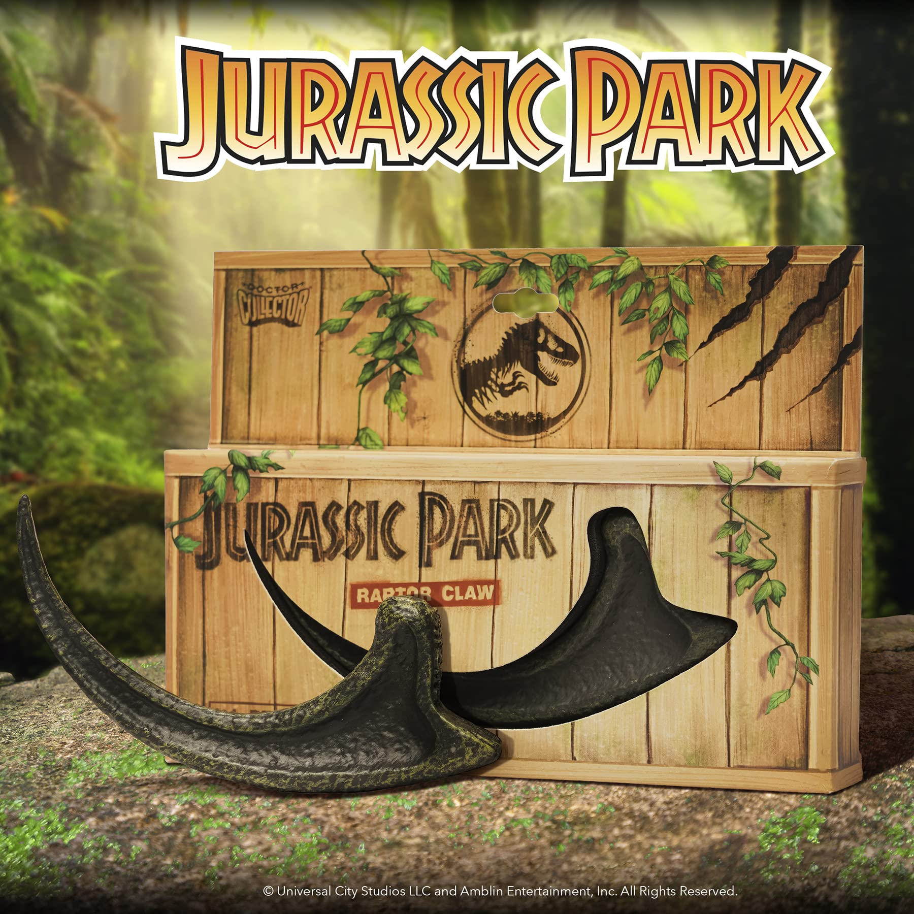 Doctor Collector Collectable Jurassic Park Raptor Claw 1:1 Scale Replica