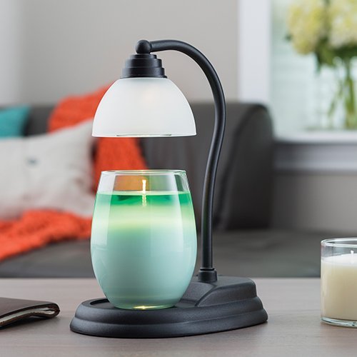 Candle Warmers Etc. Aurora Candle Warmer Lamp, Black