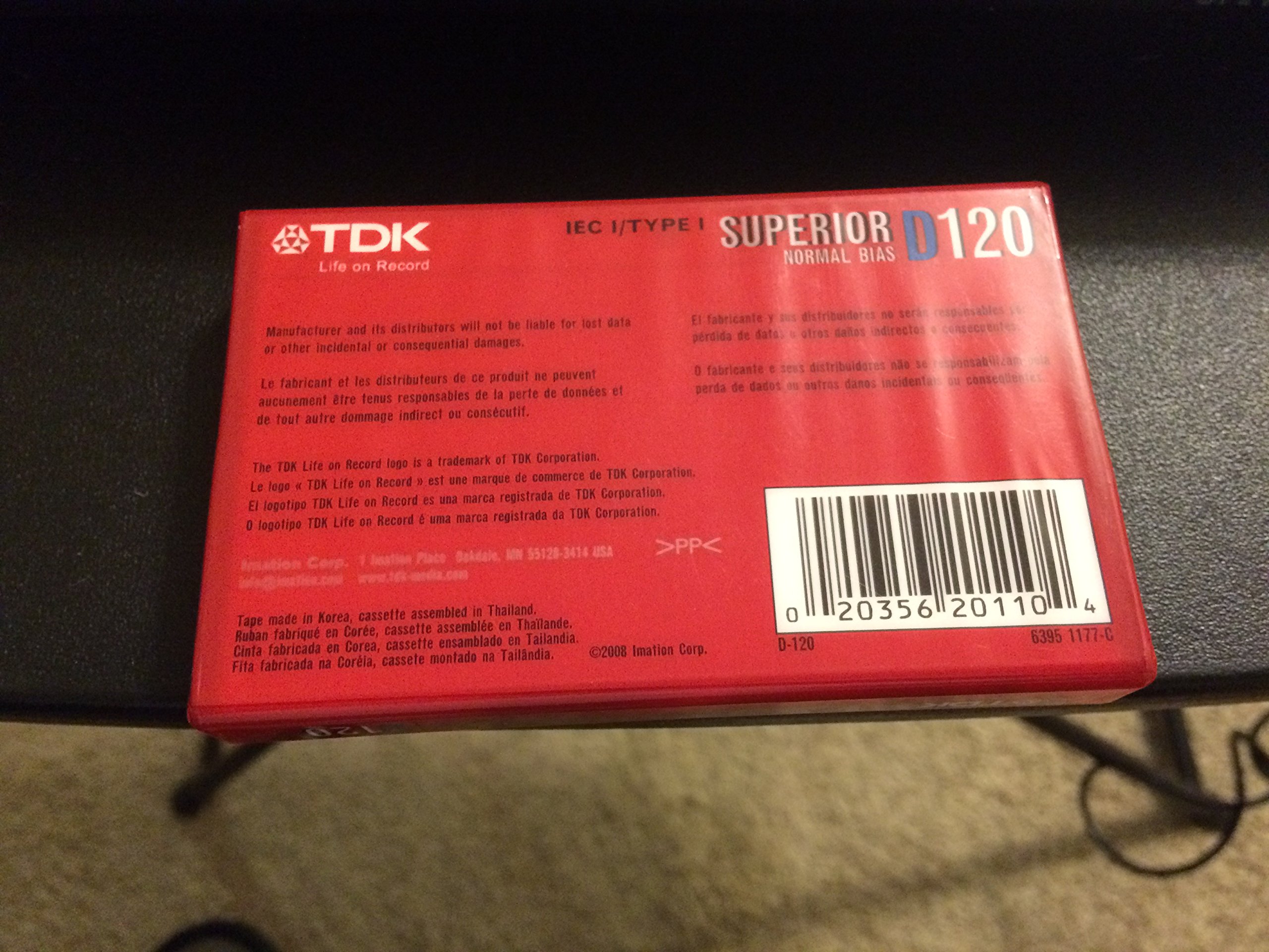 TDK D120 Audio Tape Normal Bias