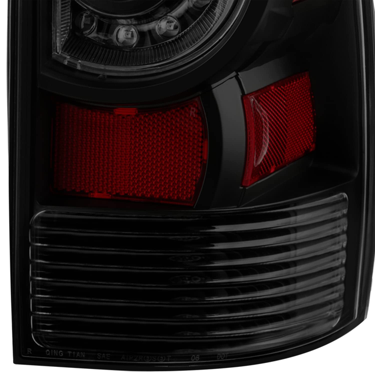 AKKON - For 2005-2015 Toyota Tacoma Factory Style Black LED Pair Tail Lights Brake Lamps Replacement
