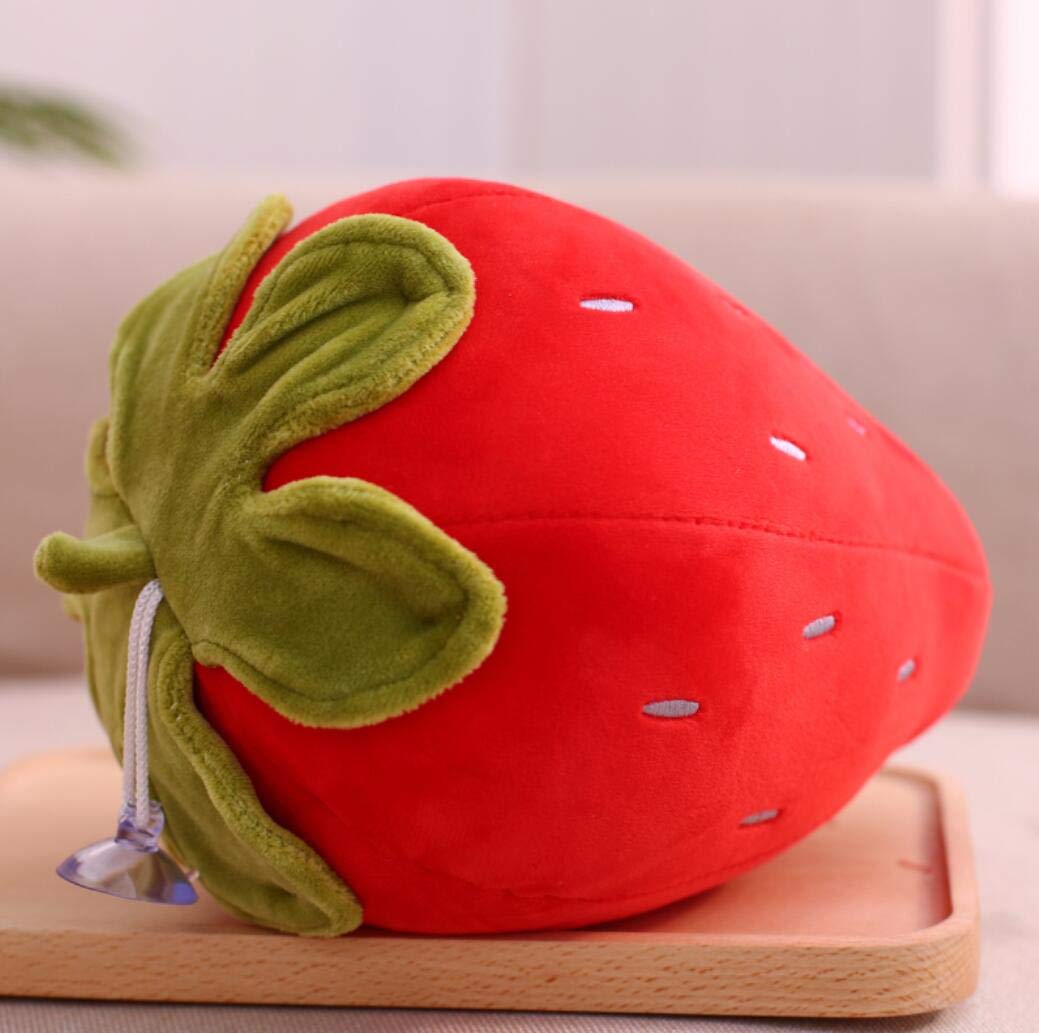 Cute rabbit Various Fruit Plush Toy Stuffed Vegetables Plush Toy Plush (Red Strawberry)