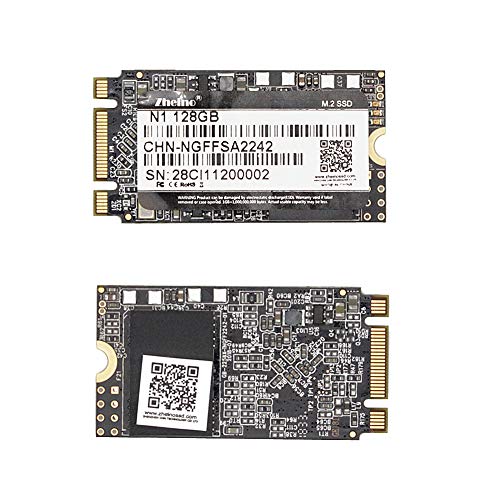 Zheino SATA III M.2 2242 128GB SSD NGFF Internal 3D Nand Solid State Drive for Ultrabooks and Tablets