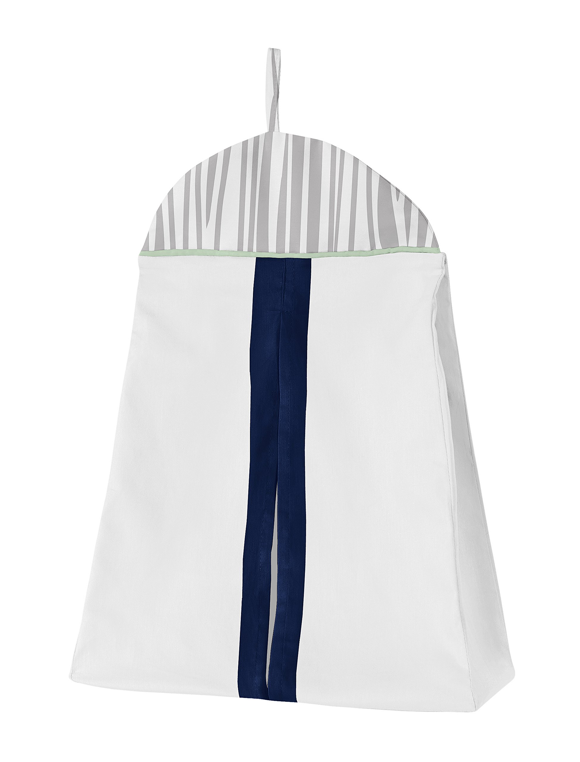 Sweet Jojo Designs Navy Blue, Mint and Grey Woodsy Deer Boys Baby Bedding 4 Piece Crib Set