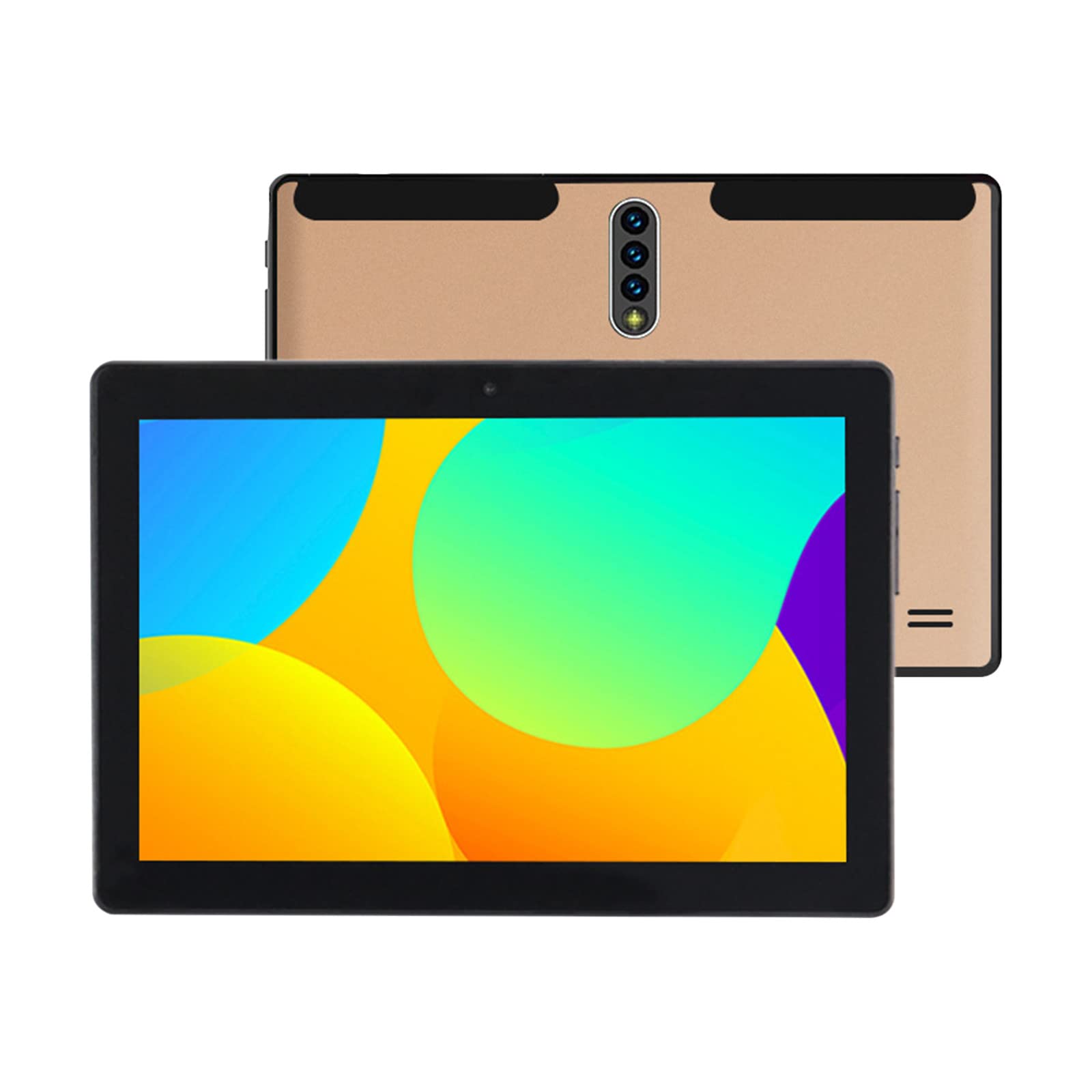 Android 5.1 Tablet, All-New Fire 8" Quad-Core Unlocked Phablet, WiFi Blue-Tooth Kids Tablet, IPS HD Display, Built-in 3000mAh Battery, Dual Sim, Dual Camera, 1G + 16G, US Plug (Gold)