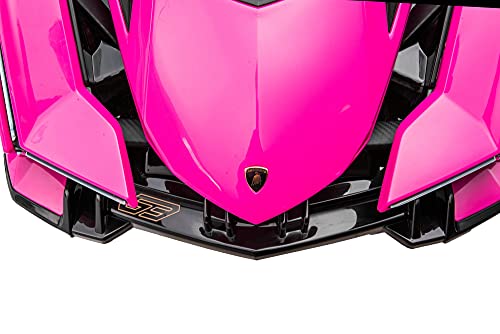Dakott Lamborghini V12 Vision Gran Turismo Ride on Sports Car for Kids., Pink, Large