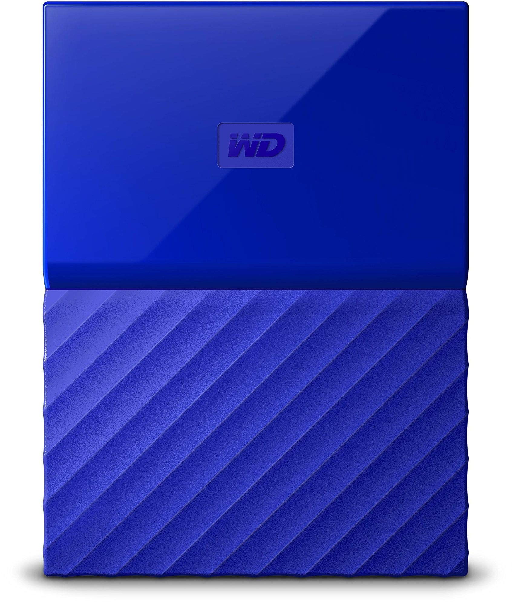 WD 4TB Blue My Passport Portable External Hard Drive - USB 3.0 - WDBYFT0040BBL-WESN (Renewed)