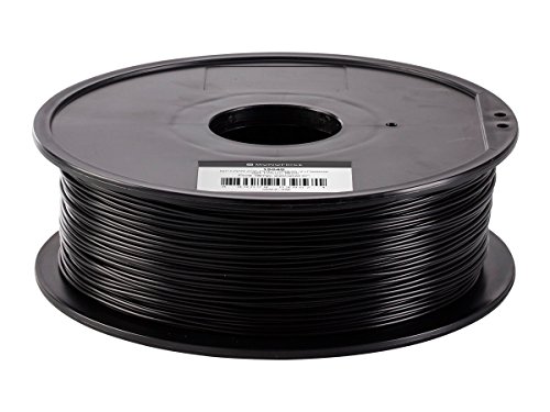 Monoprice ABS Plus+ Premium 3D Filament - Black - 1kg, 1.75mm Thick | 40% Stronger Than Ordinary ABS | For All ABS Compatible Printers (115848)