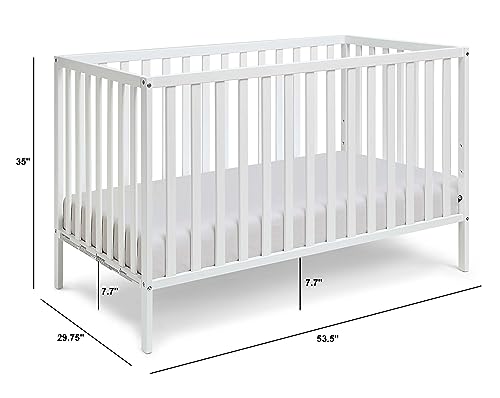 Suite Bebe Palmer 3 in 1 Convertible Crib, Baby Blue