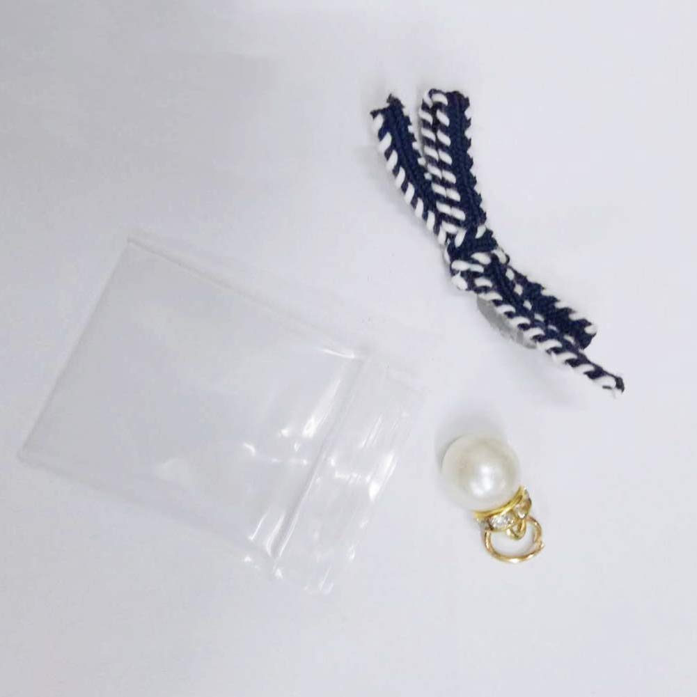 BENBOR 200Pcs Plastic Sealed Bag Clear Thickened Food Storage Packing Bag Jewelry Reclosable Self Seal Bags Ziplock Bag 2.5 * 3cm