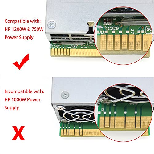S-Union Ethereum ETH ZEC Mining Power Supply 12V GPU/PSU Breakout Board + 12pcs 16AWG PCI-E 6Pin to 6+2Pin Cables 27.5Inch Length(70CM, with 5 Nylon Cable Ties)