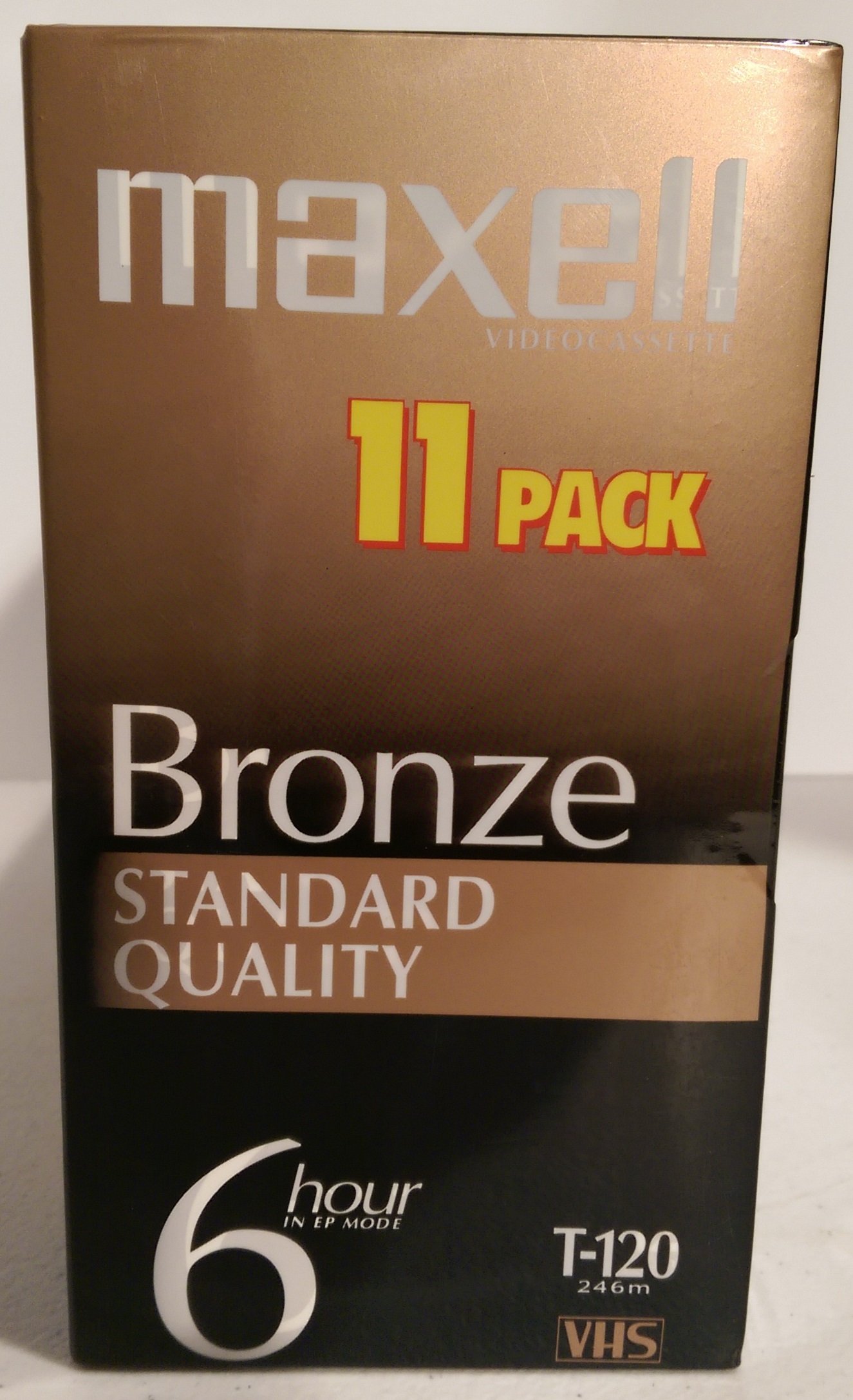 Maxell Bronze T-120 Standard Quality - 11 pack.