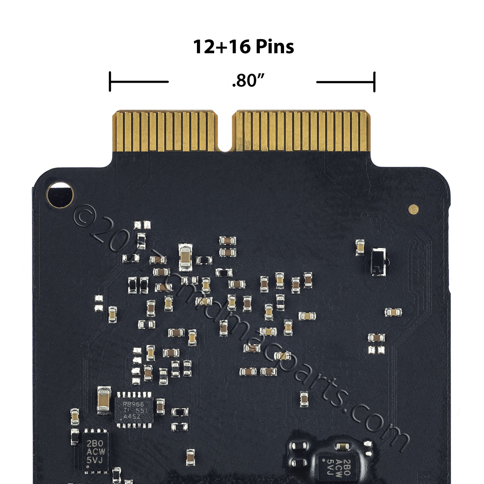 Odyson - 1TB SSD with Heatsink Replacement for Apple Mac Pro A1481 (Late 2013)