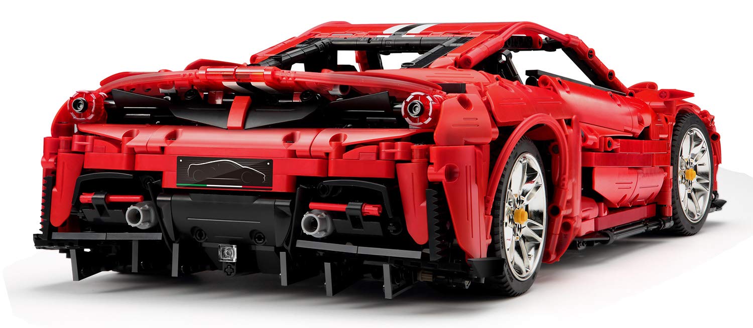 dOMOb Italian Super Car Building Kit – Innovative Stem Toys for 14+ Age Teens & Adults – Realistic Model 1:8 Simulated Build – Original MOC Design – 3236 Pieces or Blocks – for Hobbyist, Collector