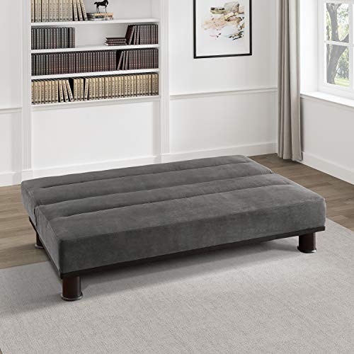 Lexicon Stellar Futon Sofa Sleeper, Gray