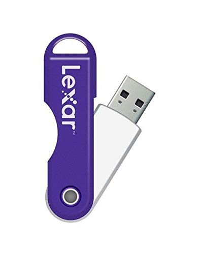 Lexar JumpDrive TwistTurn 16GB USB 2.0 Flash Drive LJDTT16GABNL (Black/Silver)