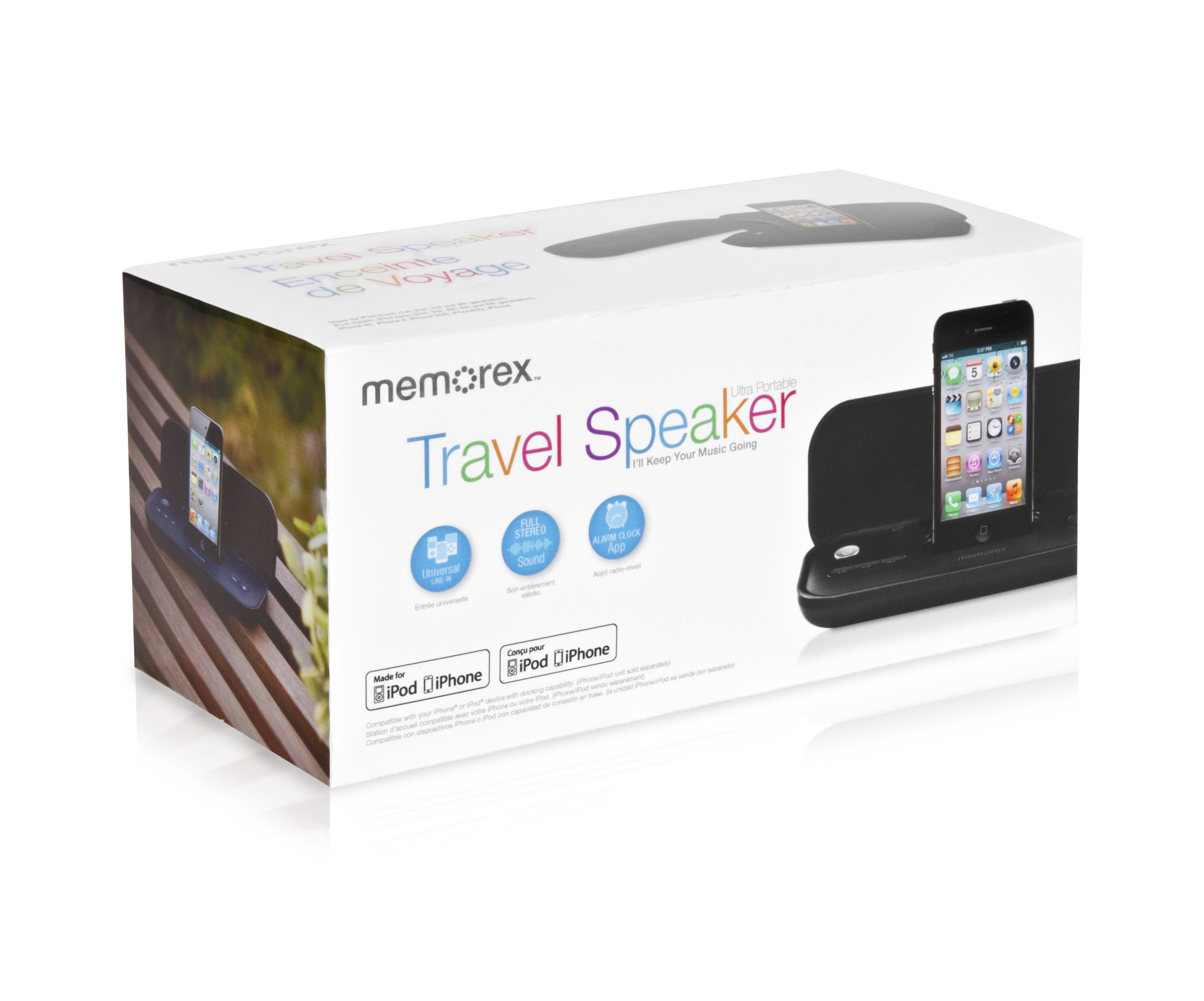Memorex MA3122 Ultra Portable Travel Speaker for iPod and iPhone