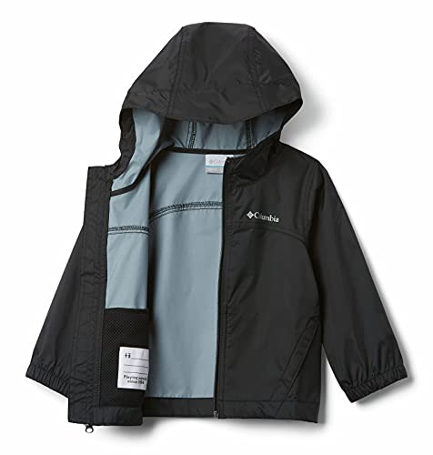 Columbia Youth Boys Glennaker Rain Jacket, Black, Medium