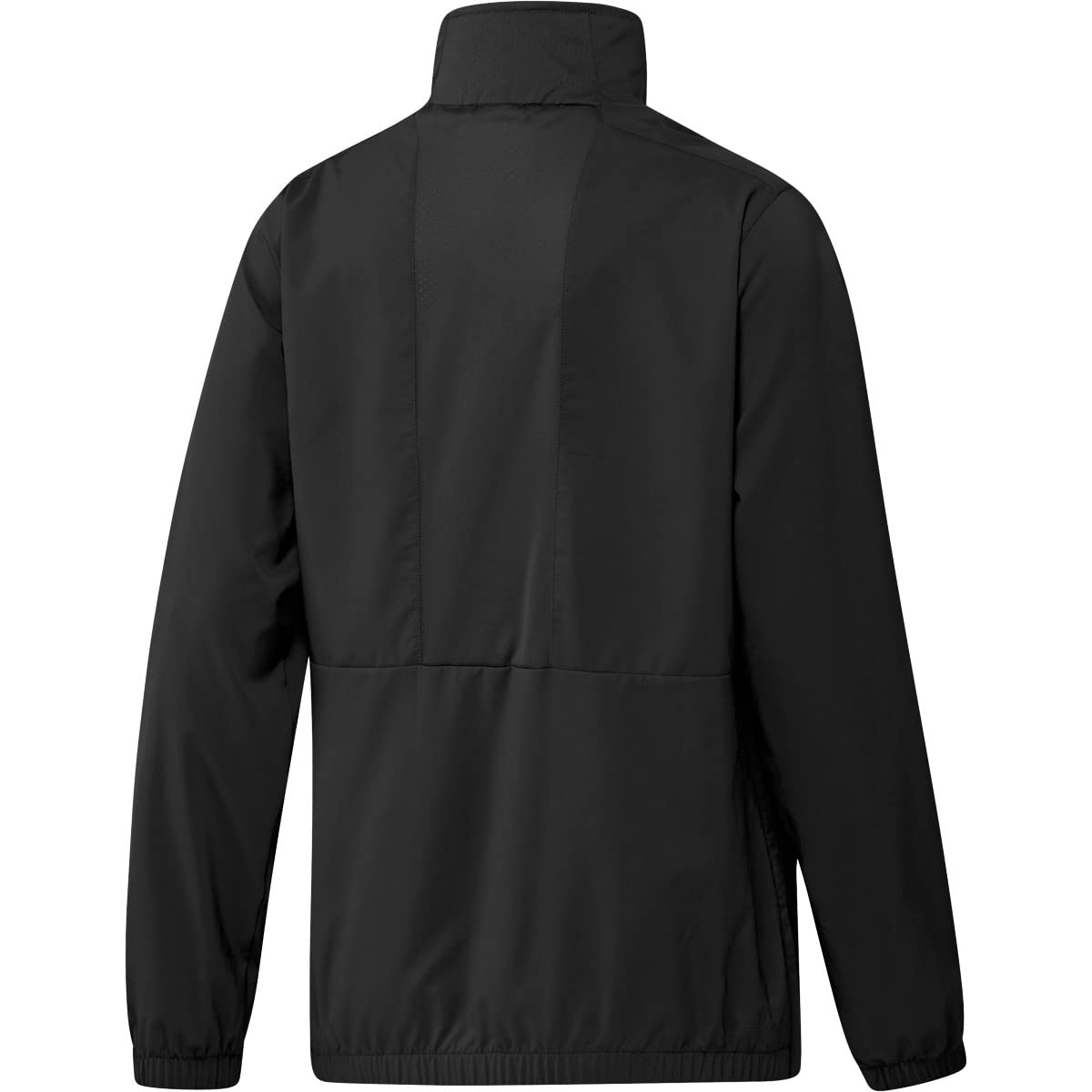 adidas Stadium Quarter Zip Woven Longsleeve Womens Pullover XS Black-white