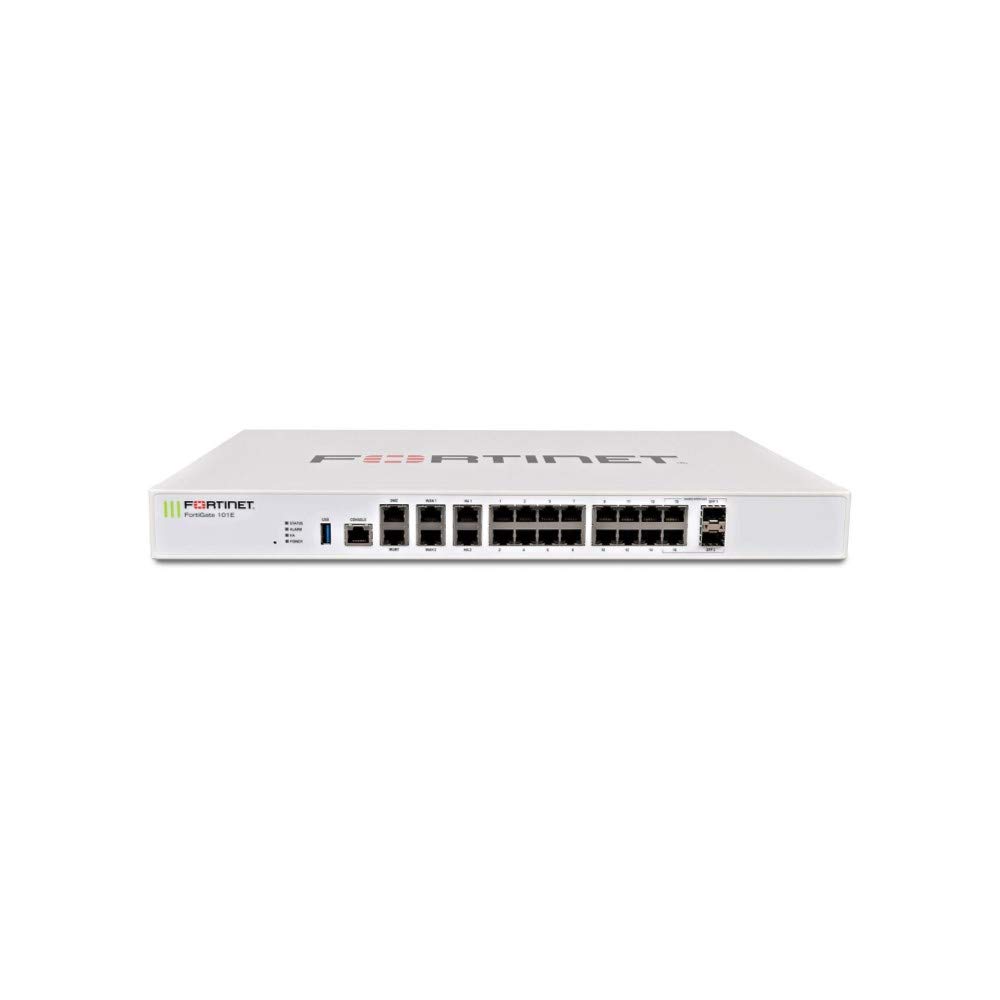 Fortinet FortiGate-101E Hardware plus 3 Year 24x7 FortiCare and FortiGuard Unified (UTM) Protection FG-101E-BDL-950-36