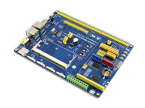 Waveshare Compute Module IO Board Plus Development Composite Breakout Board for Developing with Raspberry Pi CM4S/CM3 CM3L Various Common Use Components