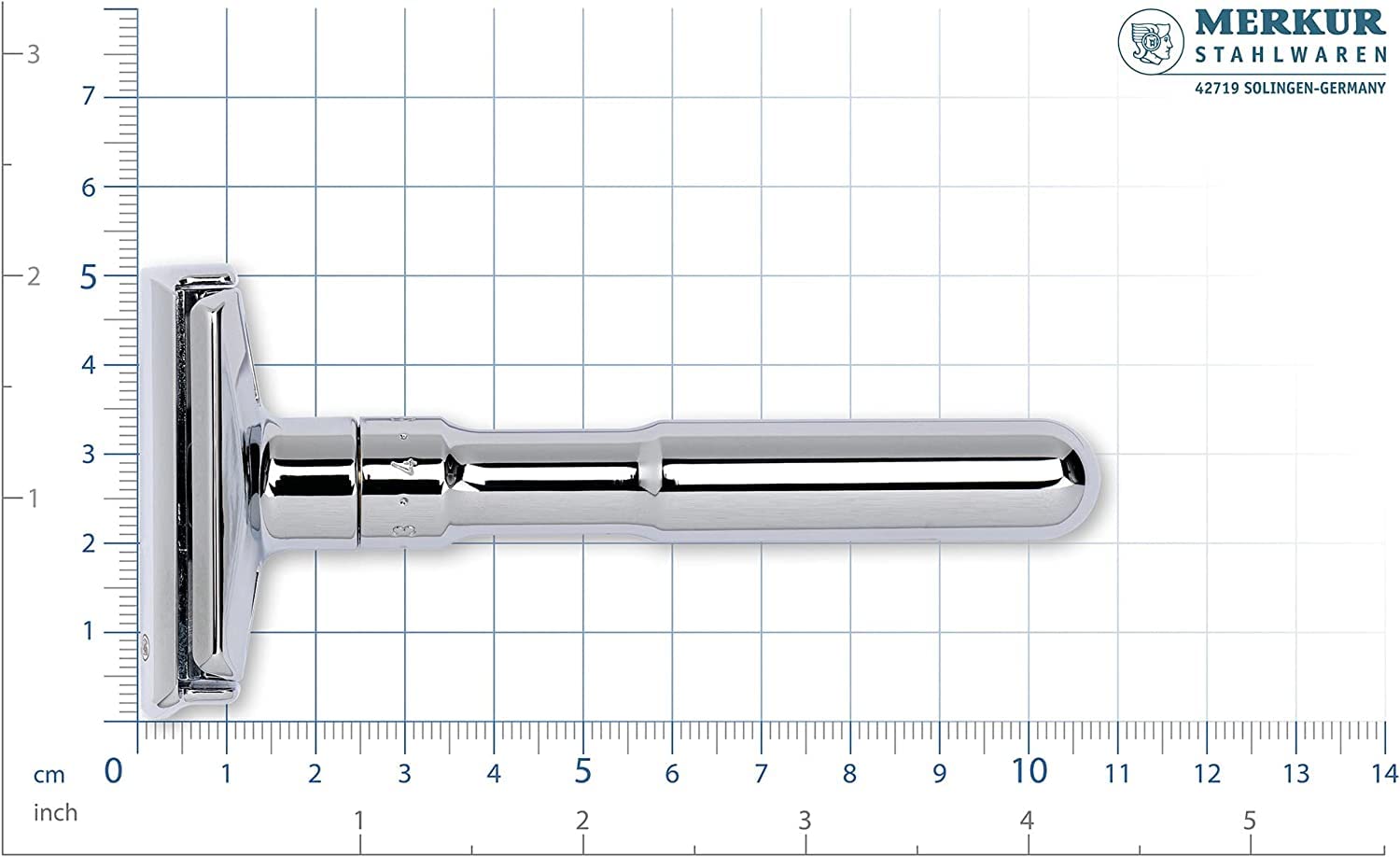 Merkur FUTUR Adjustable Safety Razor, Chrome Finish, MK-701001