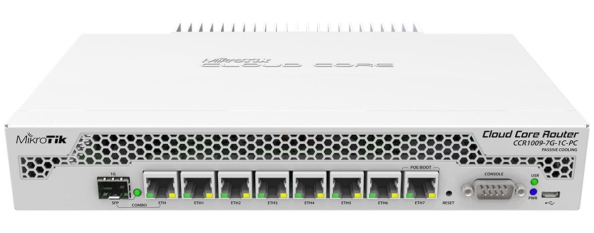 Mikrotik CCR1009-7G-1C-PC Ethernet LAN White Wired Router
