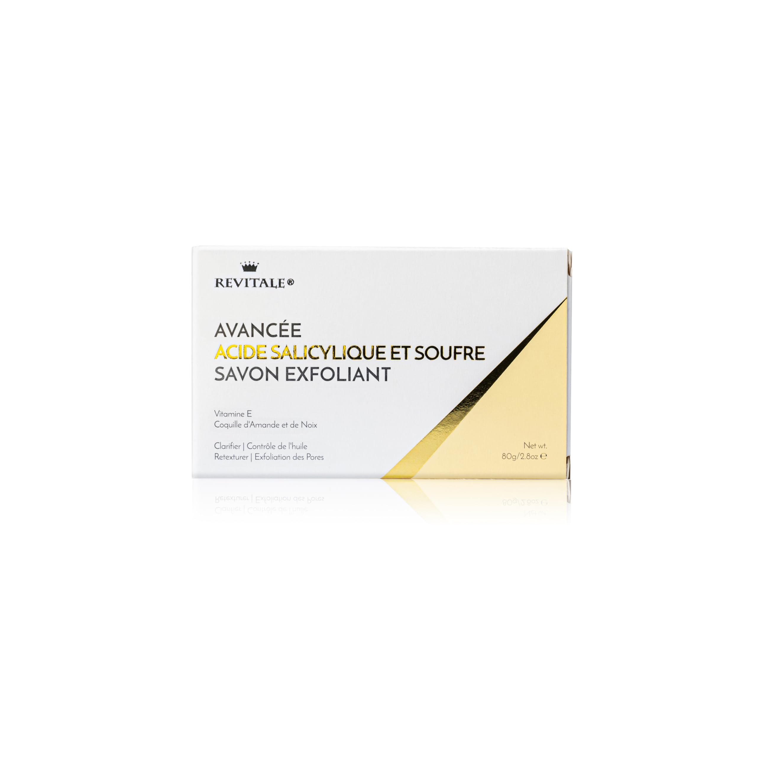 Revitale Advanced Salicylic Acid & Sulphur Scrub Treatment Soap