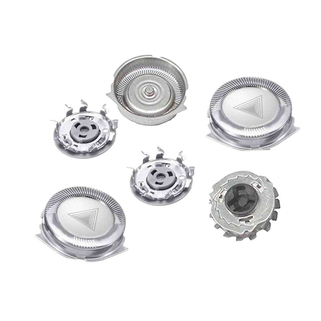 FLN SH50/52 Replacement Heads for Series 5000, Razor Blades Lift and Cut Sharp No Pulling Hair Shaver Heads Easy Install