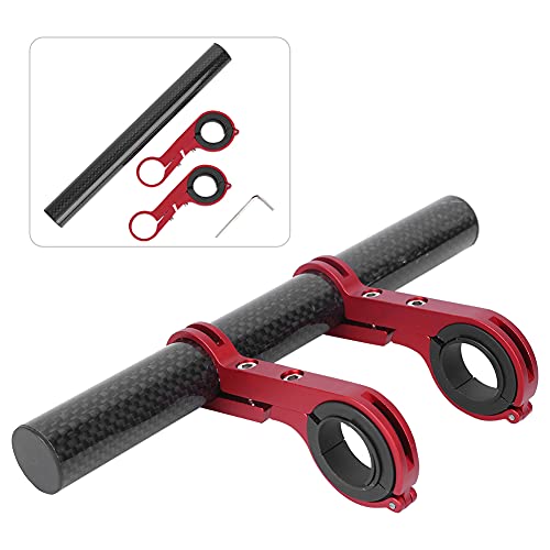 Aluminum Alloy Multi‑function Extension Bracket Durable for MTB for Road Bike for Adult Bikes for Folding Bike(red)