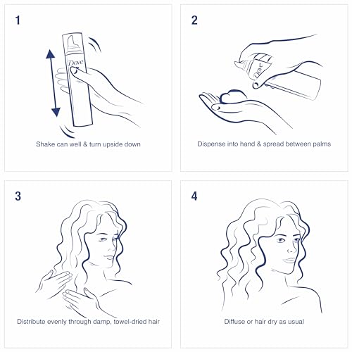 Dove STYLE+care Curls Defining Mousse, Soft Hold 7 oz