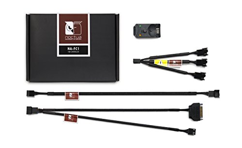 Noctua NA-FC1, 4-Pin PWM Fan Controller (Black)