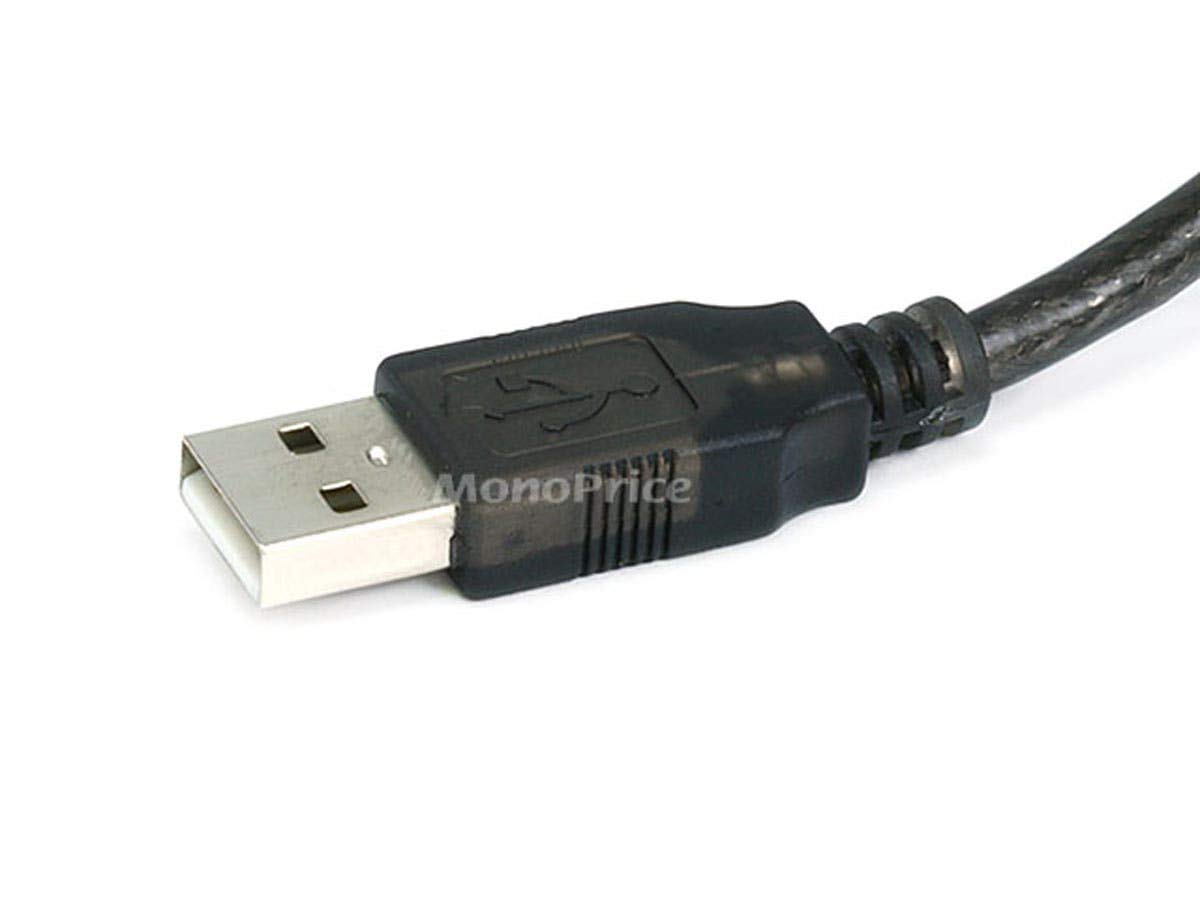 Monoprice 49ft 15M USB 2.0 A Male to A Female Active Extension / Repeater Cable (Kinect & PS3 Move Compatible Extension)