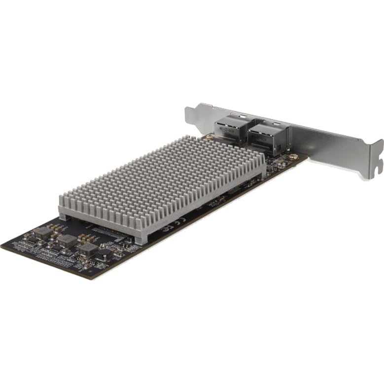 StarTech.com Dual Port 10G PCIe Network Adapter Card - Tehuti TN4010 10GBASE-T & NBASE-T PCI Express Network Interface Adapter 10/5/2.5/1GbE Multi Gigabit Ethernet 5 Speed NIC LAN Card (ST10GSPEXNDP)
