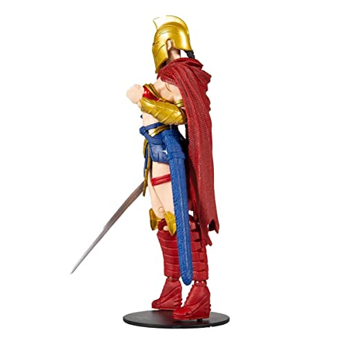 DC Multiverse 7 Inch Action Figure Comic Series - Wonder Woman with Helmet of Fate