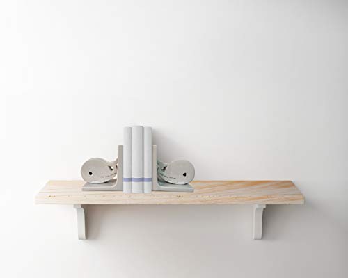 Precious Moments I Whale Always Love You Whale Ceramic Bookend 189918, Grey