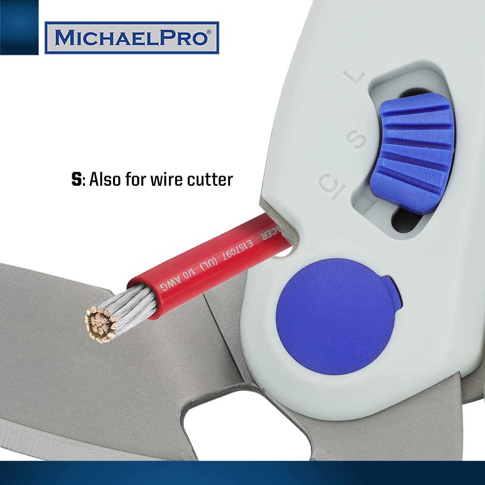 MichaelPro 10" Heavy Duty Angled Scissors, Carpet Cutter, Multipurpose Industrial Scissors, Cutter for Carpet, Cardboard, Leather, Artificial Turf, Pruning, Professional Soft Grip Stainless Steel