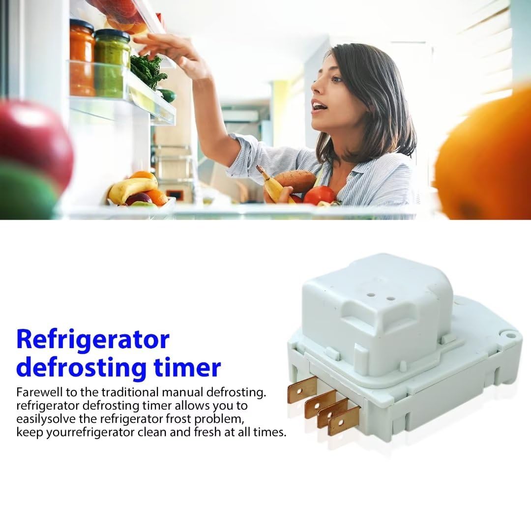Upgraded 215846604 Timer-Defrost for Frigidaire Refrigerator 241809402 241809401 08000035 08003824
