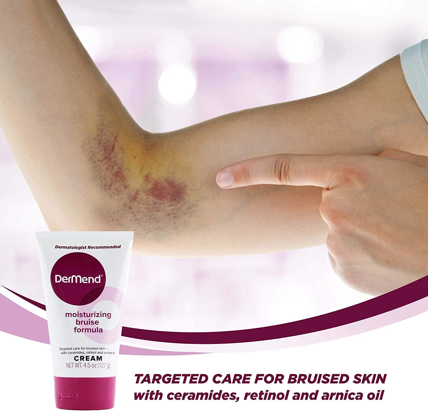 DerMend Moisturizing Bruise Formula Cream 4.50 oz (Pack of 6)