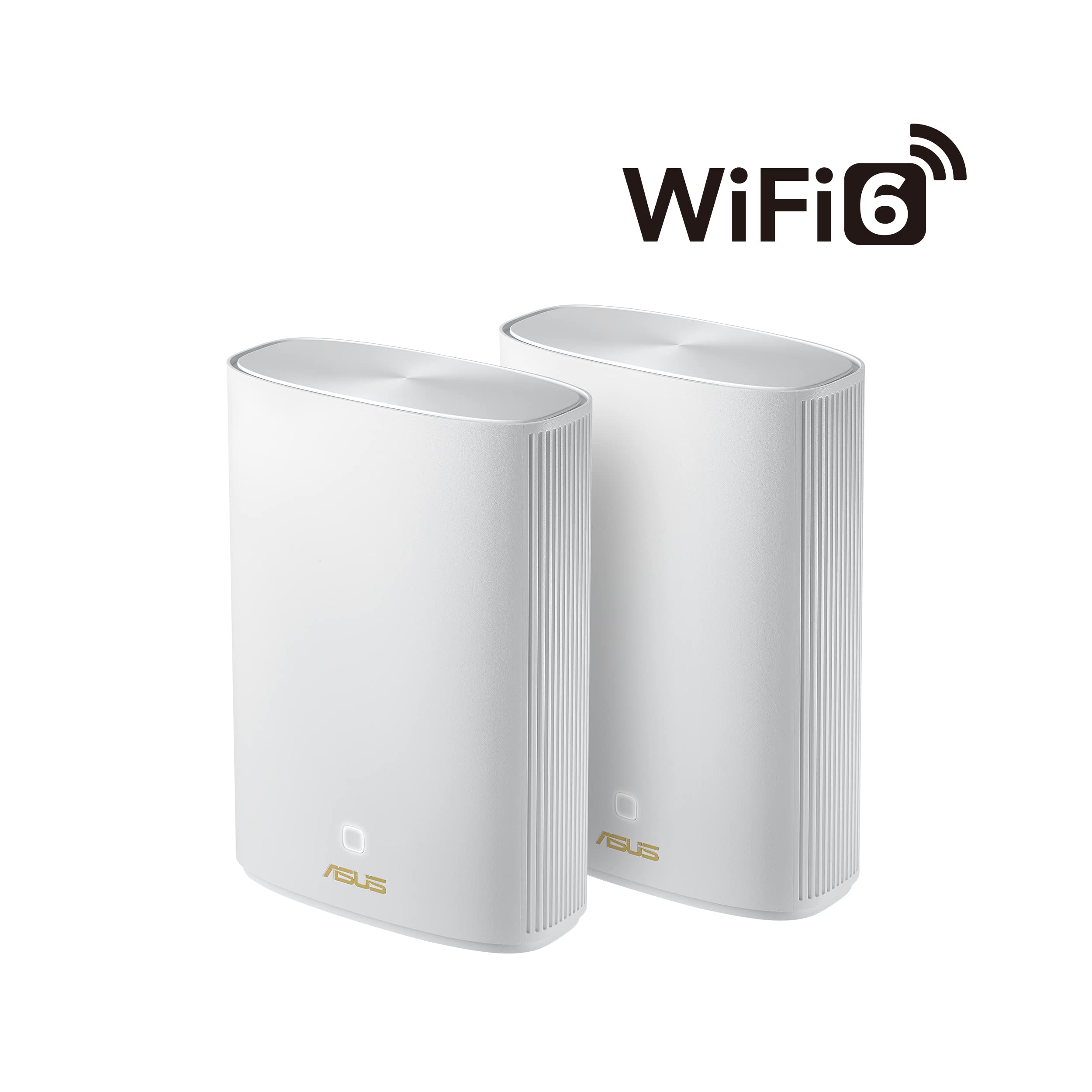 ASUS ZenWiFi AX Hybrid Powerline Mesh WiFi6 System (XP4) 2PK + 1PK - Whole Home Coverage up to 5,500 Sq.Ft. & 6+ Rooms for Thick Walls