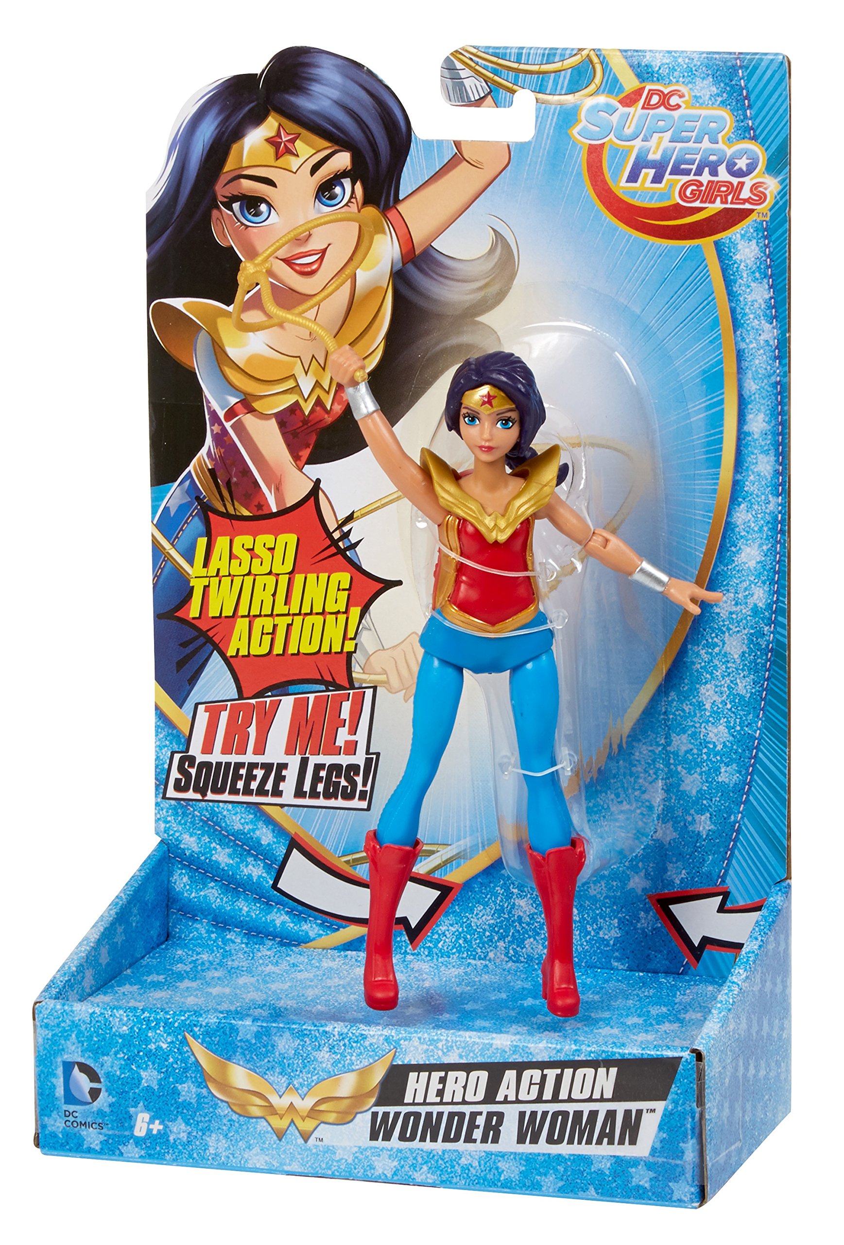 DC Super Hero Girls: Hero Action Wonder Woman Dolls, 6 inches, DVG67