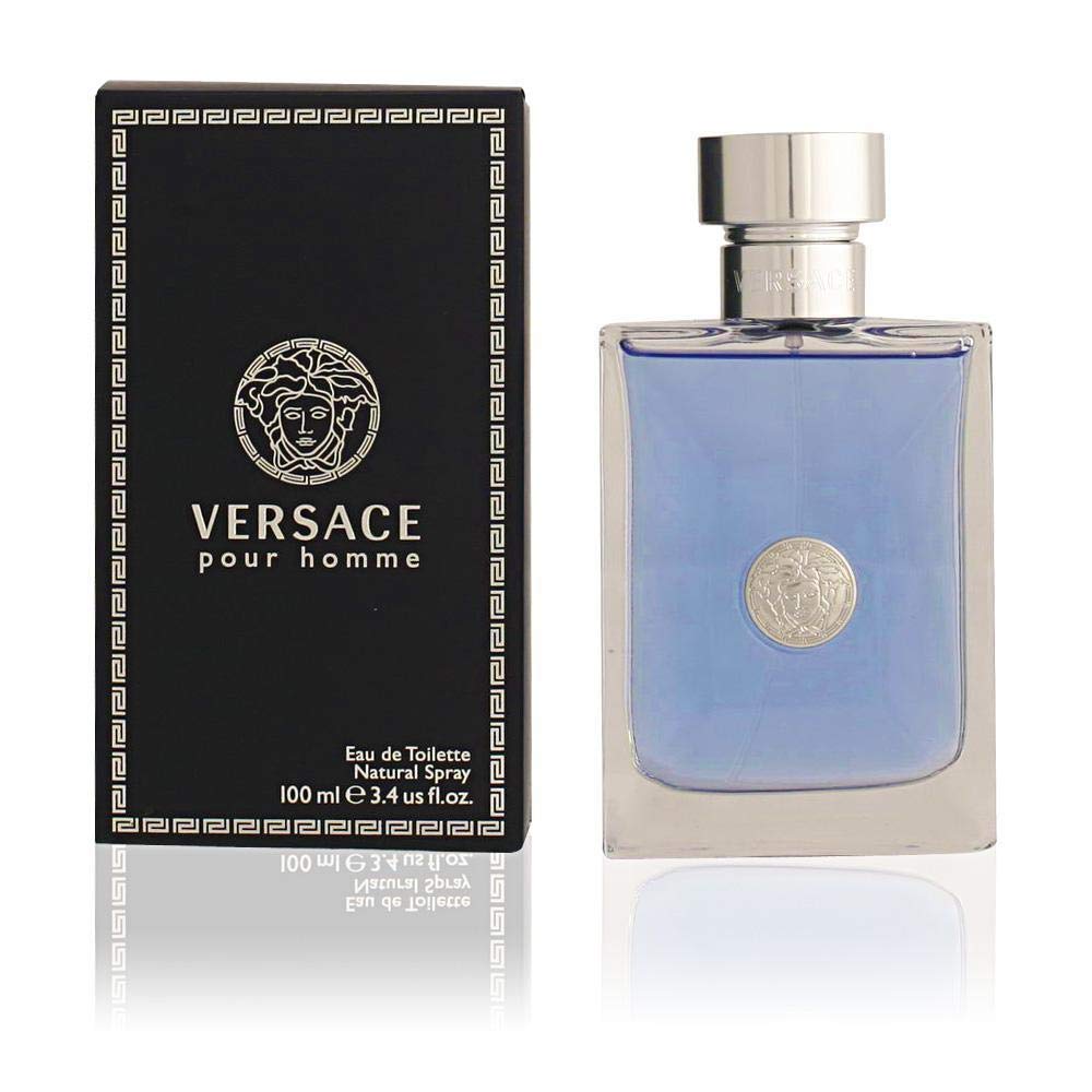 New Item VERSACE VERSACE SIGNATURE HOMME EDT SPRAY 3.3 OZ VERSACE SIGNATURE HOMME/VERSACE EDT SPRAY (BLUE/SILVER) 3.3 OZ (M) DARK BLUE BOX W/SILVER SEAL